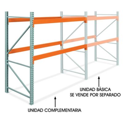 Unidad Complementaria de Racks de Uso Pesado para Tarimas - 96 x 48 x ...