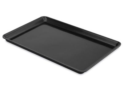 Fiberglass Display Tray - 12 x 18 x 1", Half Sheet, Black H-10765BL - Uline