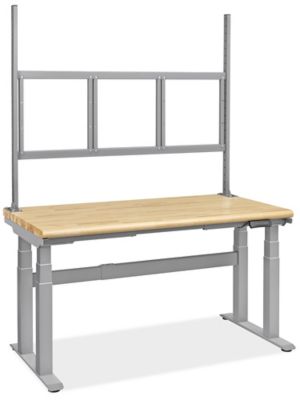 Electric Adjustable Height Workstation - 60 x 30" H-11678 - Uline