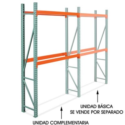 Unidad Complementaria de Racks para Tarimas de Dos Repisas - 72 x 24 x ...