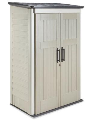 Rubbermaid® Jumbo Storage Shed - 52 x 30 x 82" H-1229 - Uline