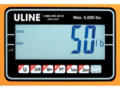 Uline Pallet Truck Scale Standard Fork, 48 X 27, 5,000 Lbs, 51% OFF