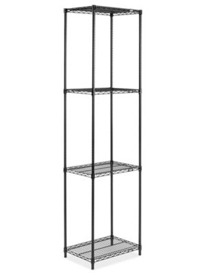 Black Wire Shelving Unit 24 x 18 x 96