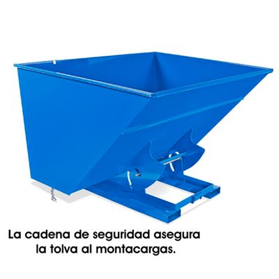 Tolva Autovaciable de Acero para Uso Pesado - 3 Yardas Cúbicas H-2642 ...