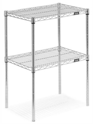 Two-Shelf Wire Shelving Unit - 24 x 18 x 34" H-2938-34 - Uline