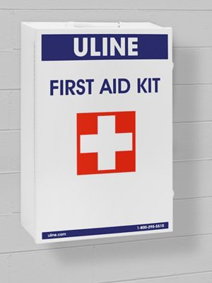 Red First Aid Kit Sign