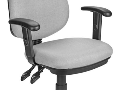 Grey computer chair with arms store