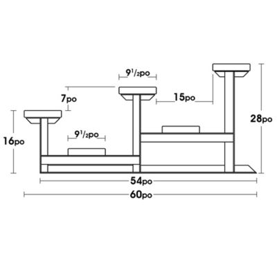 Dimensions Des Gradins Télescopiques
