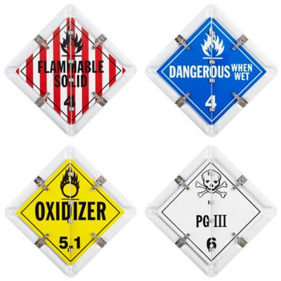 Truck Placards General Display Requirements For Hazardous Material