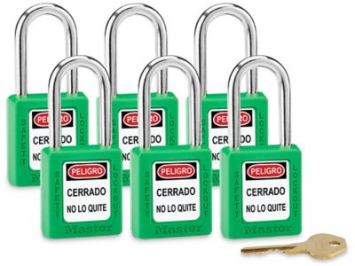 Master Lock® Candado de Bloqueo - Llaves Iguales, Eslabón de 1 1/2 ...
