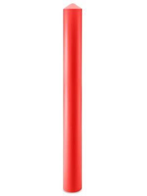 Smooth Bollard Sleeve - 6 x 76", Red H-5569R - Uline