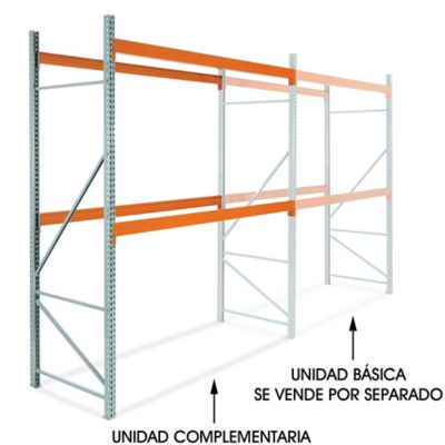 Unidad Complementaria de Racks para Tarimas - 120 x 48 x 144", 305 x ...