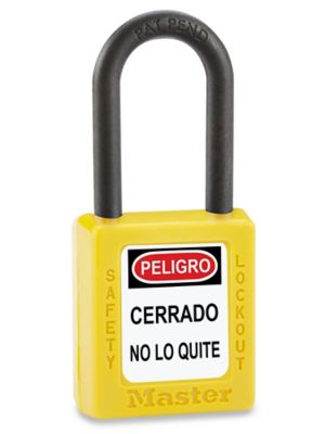 Candado Dieléctrico de Bloqueo - Llaves Diferentes, Amarillo H-6652Y ...