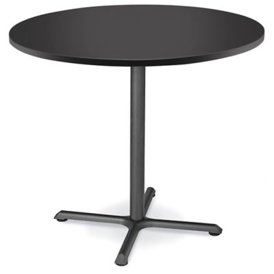 Bar Height Table 42 Diameter Black H 6967BL Uline