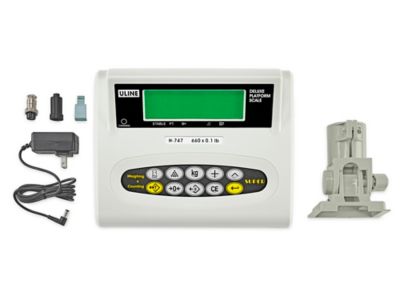 Display for 660 lbs x .1 lb Uline Deluxe Platform Scale H-747-DIB - Uline