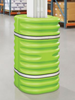 Column Protector - 10", Lime Green H-7885 - Uline