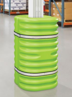Column Protector - 8", Lime Green H-7887 - Uline