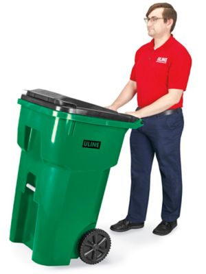 Uline Trash Can On Wheels