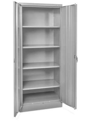 Grey metal storage cabinet store