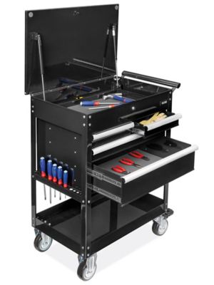 Uline Tool Cart Black H 8520BL Uline