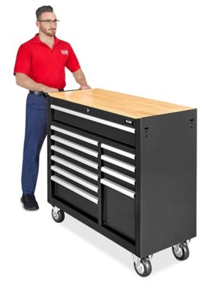 Uline Tool Cabinet 11 Drawer Black H 8947BL Uline