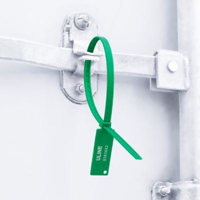 Heavy Duty Plastic Seals - 20", Green H-917G - Uline