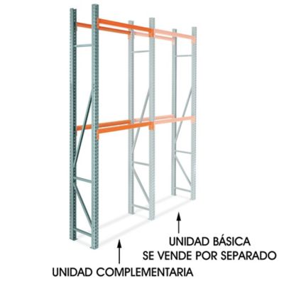 Unidad Complementaria de Racks para Tarimas - 48 x 24 x 144", 122 x 61 ...