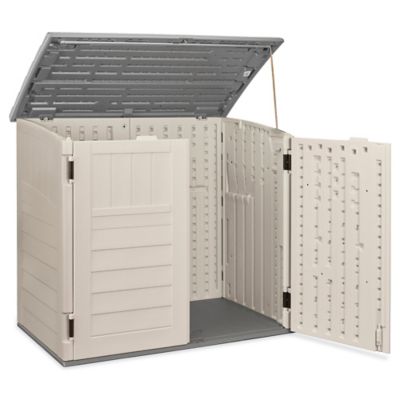 Suncast Bms2500 34cu Ft Vanilla Horizontal Storage Shed