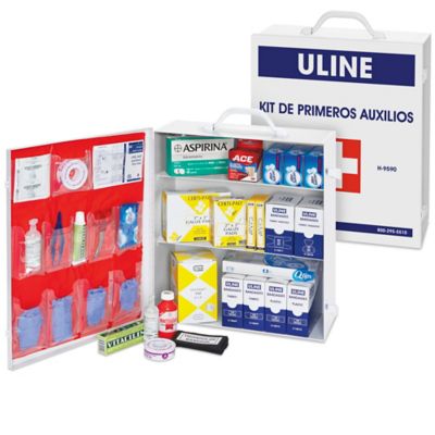 Uline Kit de Primeros Auxilios - 100 Personas H-9590 - Uline