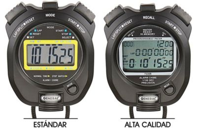Cronómetros en Existencia - ULINE
