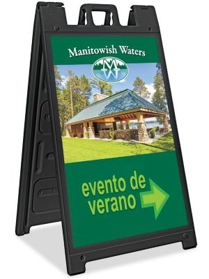 Signicade® Letrero de Plástico tipo Sándwich, Letreros en A de Plástico ...