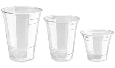 Crystal Clear Disposable Plastic Cups in Stock - Uline