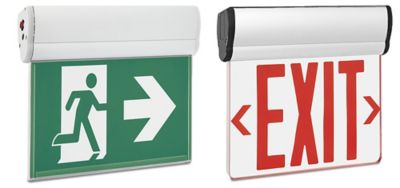 Edge-Lit Acrylic Exit Signs in Stock - Uline