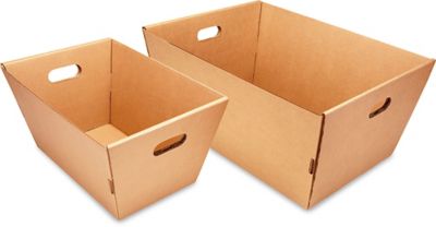 Cardboard Totes, Corrugated Totes in Stock - ULINE