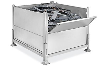 Collapsible Steel Bulk Container in Stock - ULINE.ca