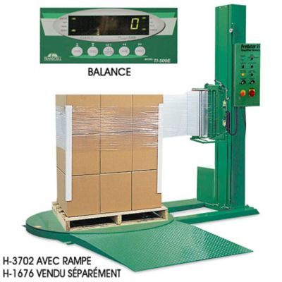 Distributeurs de film étirable semi-automatiques avec balance en stock ...