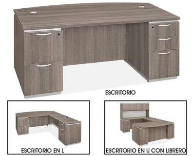 Escritorios Ejecutivos de Oficina - Colección Urbana en Existencia - ULINE