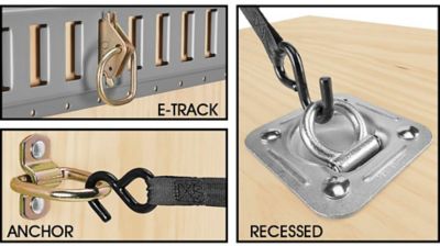 Tie-Down D-Rings in Stock - ULINE