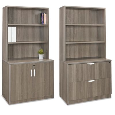 Downtown Cabinets with Hutch in Stock - ULINE