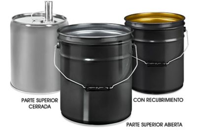 Cubetas de metal, Cubetas de Metal de 5 Gal., Cubetas de Acero en ...