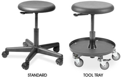 Polyurethane Mobile Shop Stools in Stock - Uline.ca