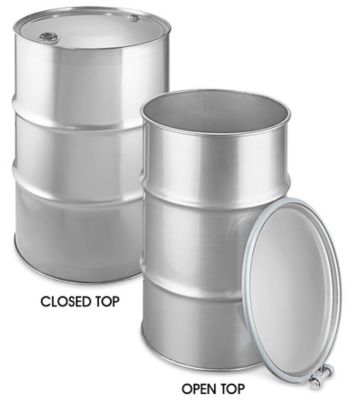 Stainless Steel Barrels, 55 Gallon Stainless Steel Drums in Stock ...