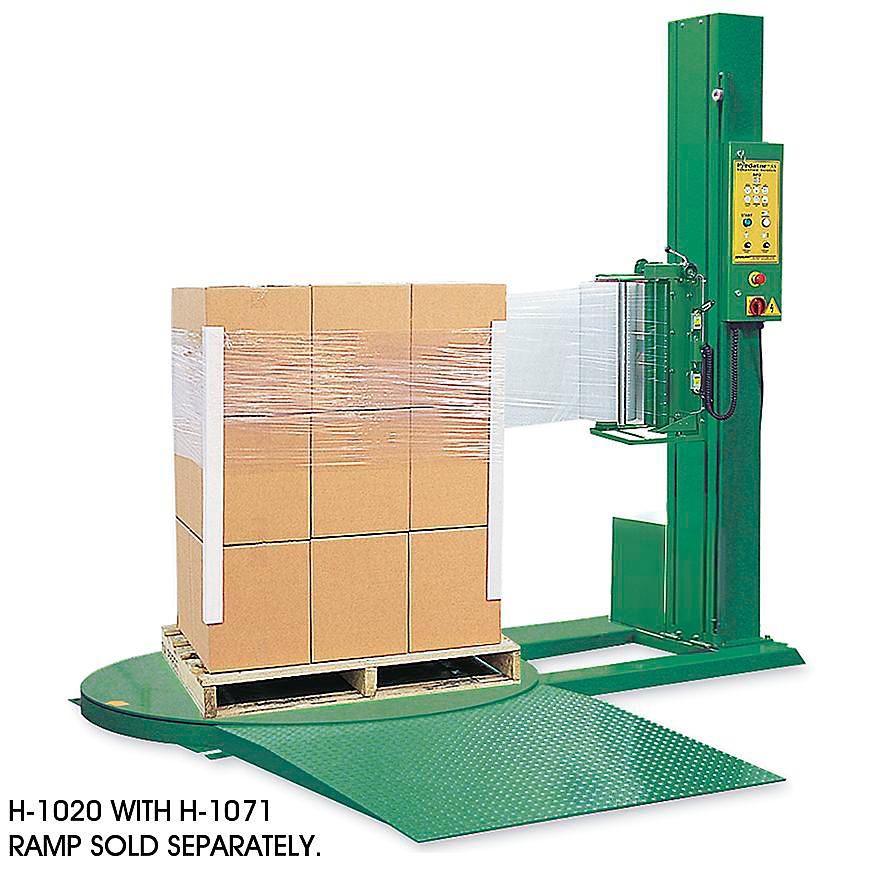 Semi-Automatic Stretch Wrap Machine in Stock - ULINE Semi-Automatic Stretch Wrap Machine in Stock - ULINE