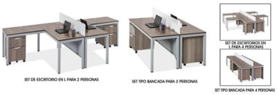 Sistemas Modulares de Oficina - Colección Urbana en Existencia - ULINE