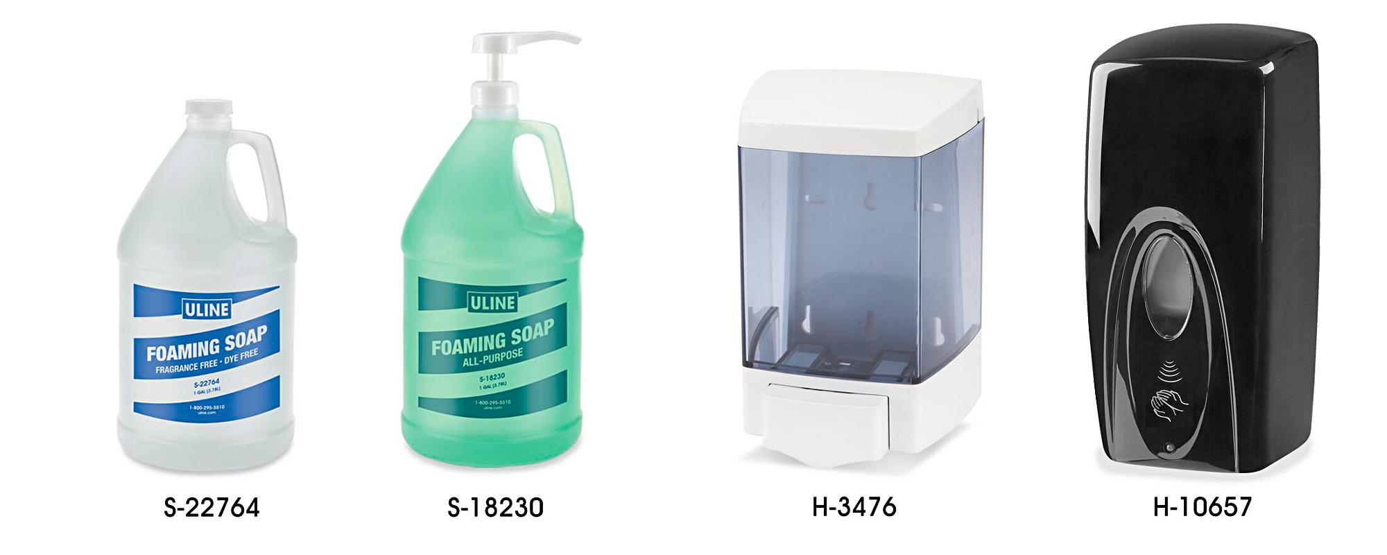 Foam Soap, Bulk Foaming Soap and Dispensers in Stock - ULINE.ca Foam Soap, Bulk Foaming Soap and Dispensers in Stock - ULINE.ca