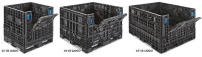 Gaylord de Plástico, Contenedores Plegables para Envíos en Existencia ...
