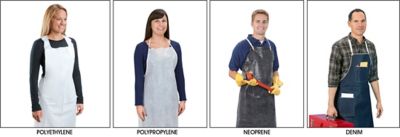 Work Aprons, Disposable Plastic Aprons in Stock - ULINE