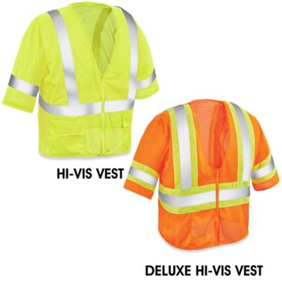 Class 3 Reflective Safety Vests in Stock - ULINE