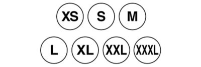 Clothing Stickers, Round Size Labels in Stock - ULINE.ca