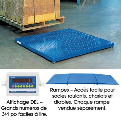 Balances de plancher à profil bas, Transpalettes peseurs - ULINE.ca